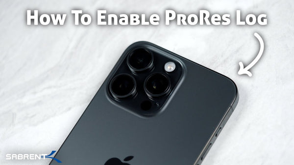 How To Enable ProRes Log On iPhone 15 Pro & Max - Sabrent