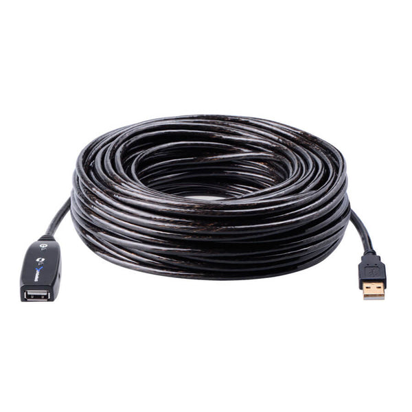 30 Meters (100 Feet) USB 2.0 Active Extension / Repeater Cable A Male ...